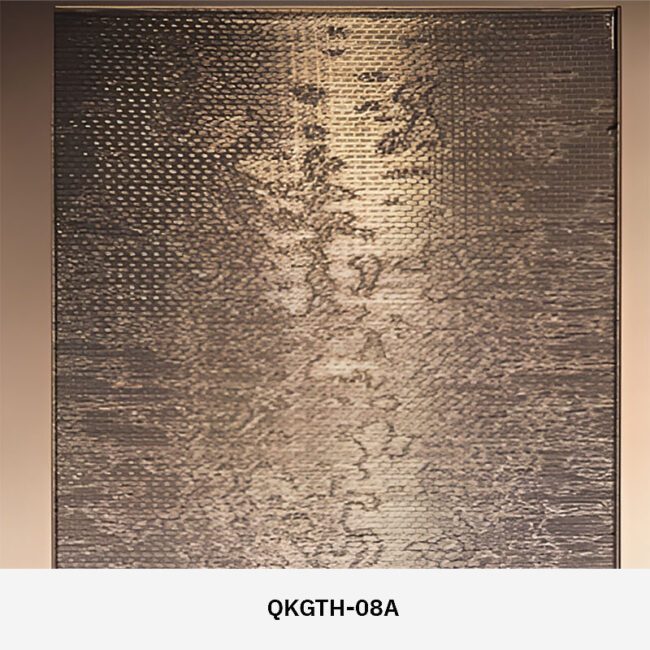 Laminated Wire Mesh Glass Panel GLASMETIS - QKGTH - Crafta Forms