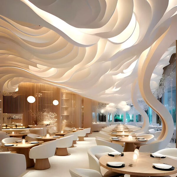 Modern Paper Ceiling TEXTURA - MPC - Crafta Forms