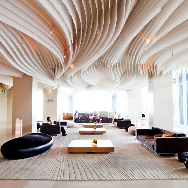 Modern Paper Ceiling TEXTURA - MPC - Crafta Forms