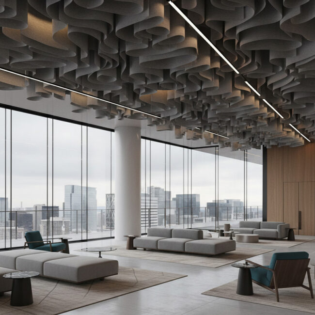 TEXTURA - CMPCColored Modern Paper Ceiling - Crafta Forms