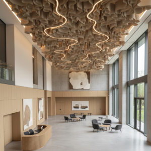 Colored Modern Paper Ceiling TEXTURA - CMPC - Crafta Forms