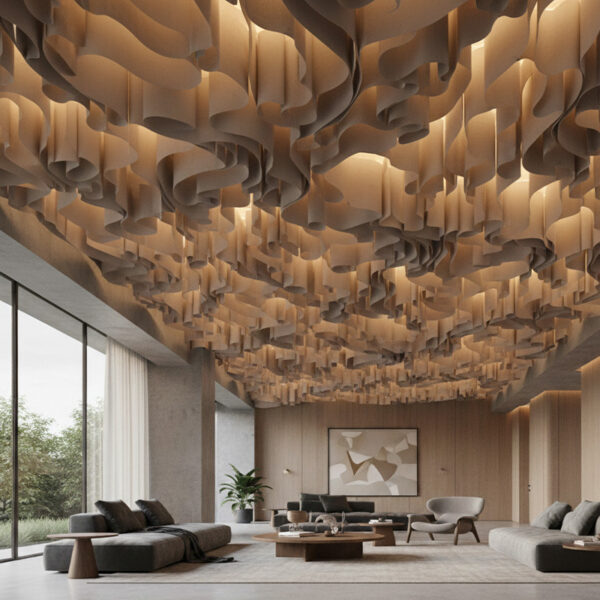 TEXTURA - CMPCColored Modern Paper Ceiling - Crafta Forms