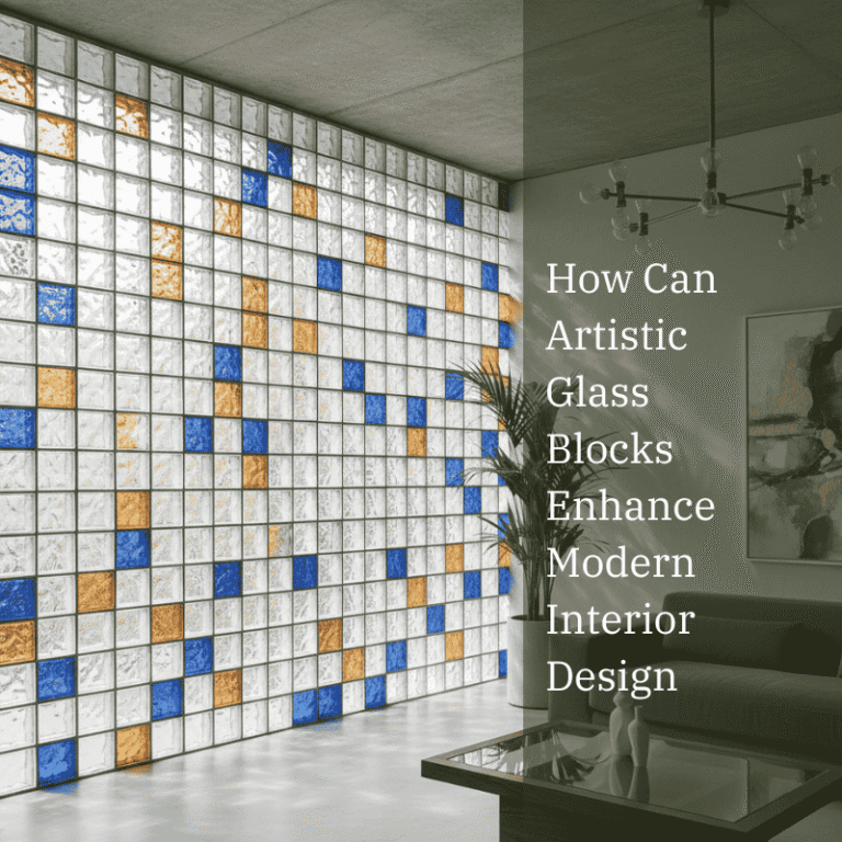 Artistic Glass Blocks in Modern Interior Design