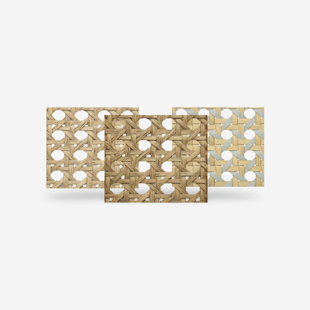 Synthetic Rattan Zig Zag PanelRATTANA - P6ZZH - Crafta Forms
