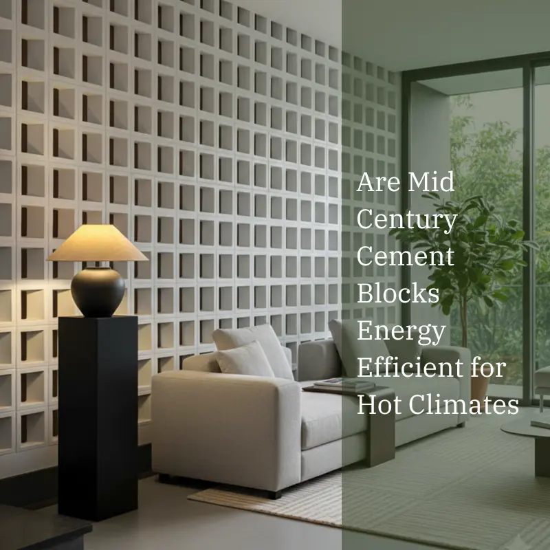 Cement Blocks for Comfortable Indoor Living