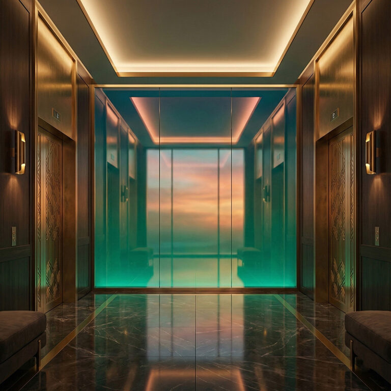 Custom Gradient Glass Panels GLASMETRA- CF0CGGP - Crafta Forms