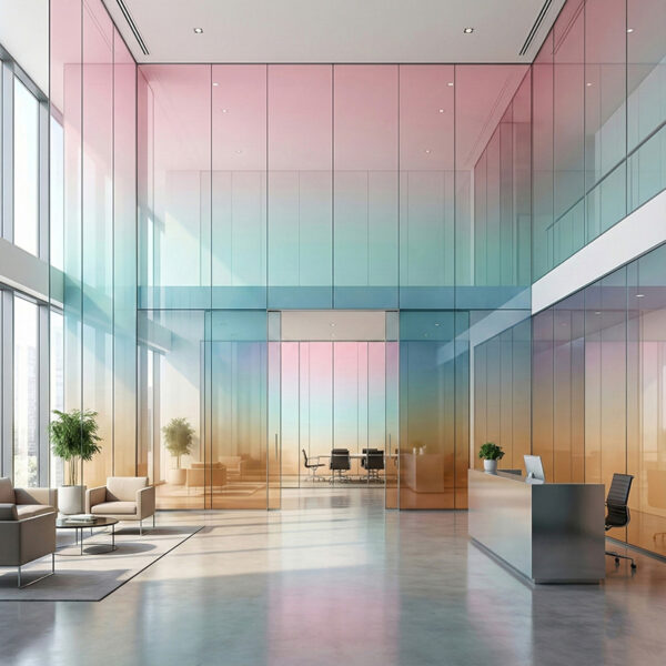 Custom Gradient Glass Panels GLASMETRA- CF0CGGP - Crafta Forms