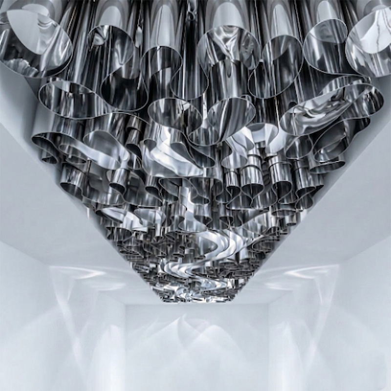 Modern Mirror Paper Ceiling TEXTURA - MMPC - Crafta Forms